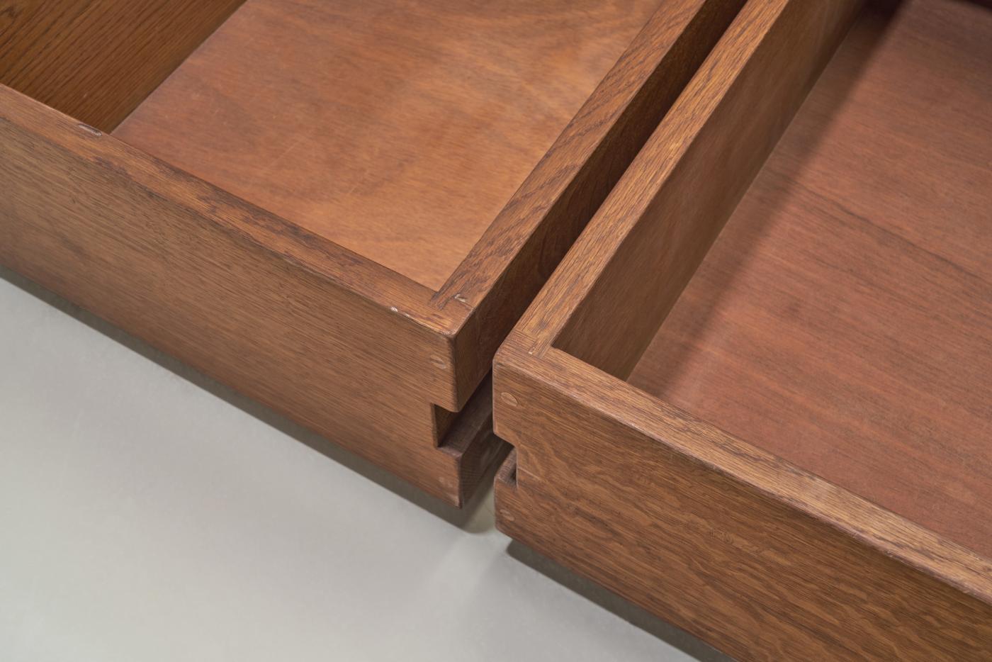 Pierre Chapo - Early Pierre Chapo Solid Elm Daybed with Drawer Model ...