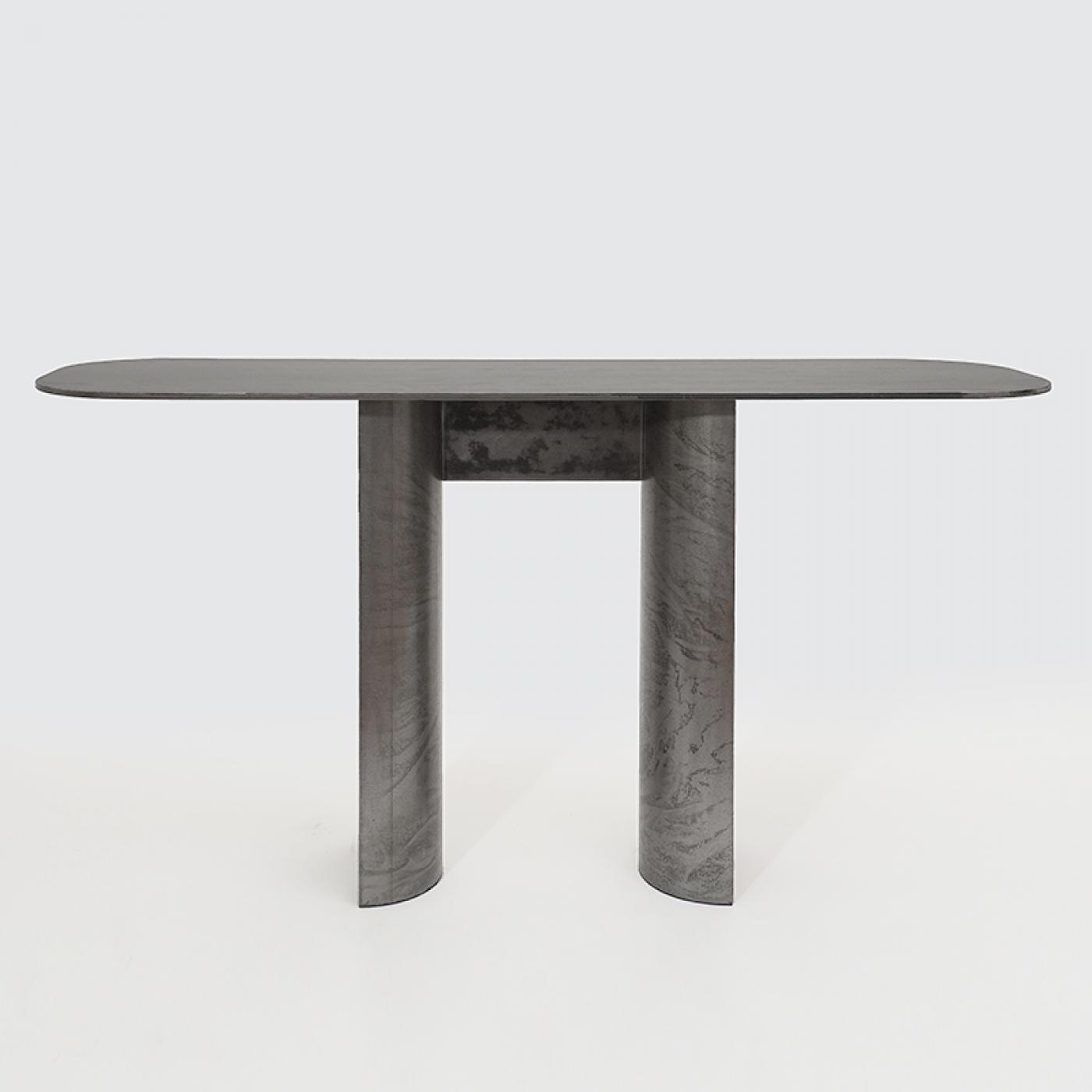 Pierre Mounier - CALAMINE CONSOLE Laminated steel console
