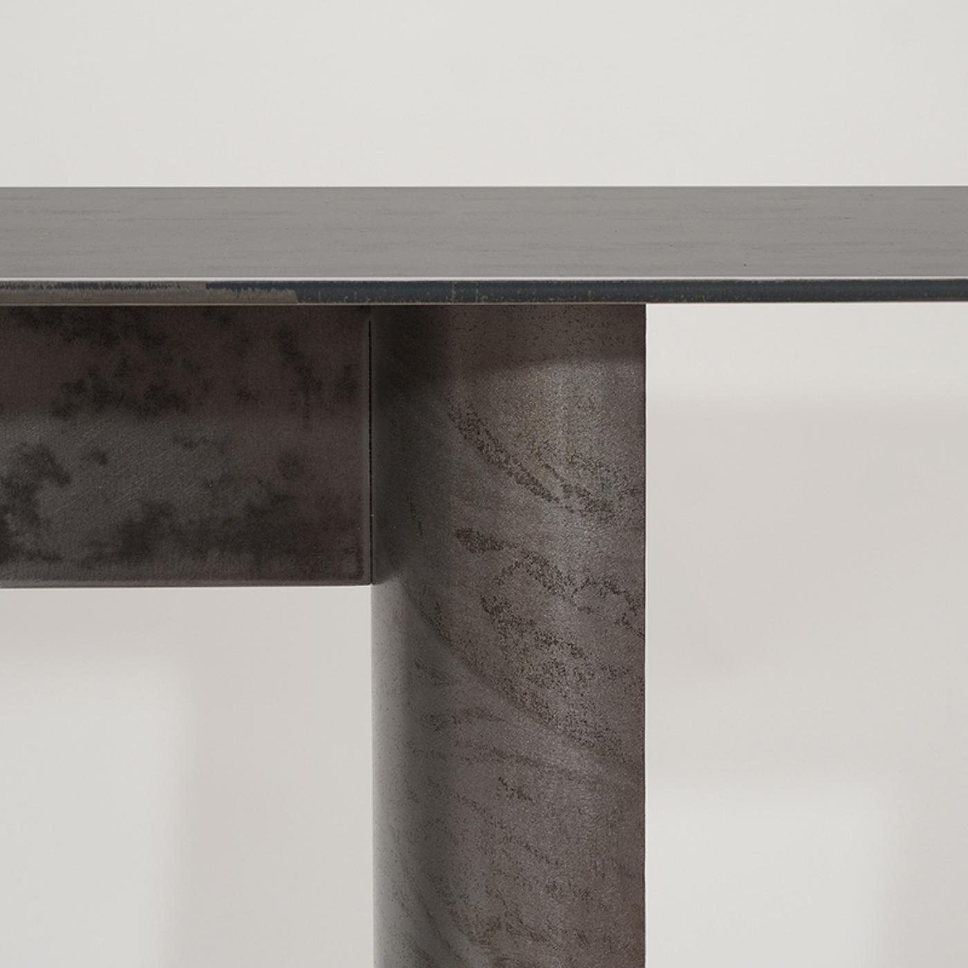 Pierre Mounier - CALAMINE CONSOLE Laminated steel console