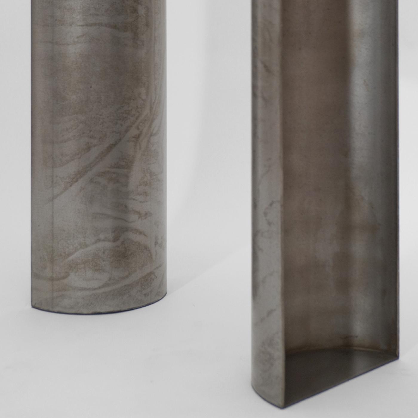 Pierre Mounier - CALAMINE CONSOLE Laminated steel console