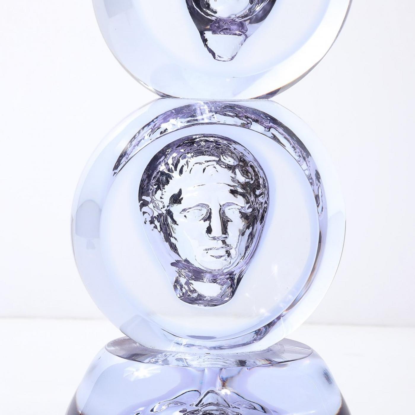 Pino Signoretto - Mid-Century Hand-Blown Murano Glass Portrait ...