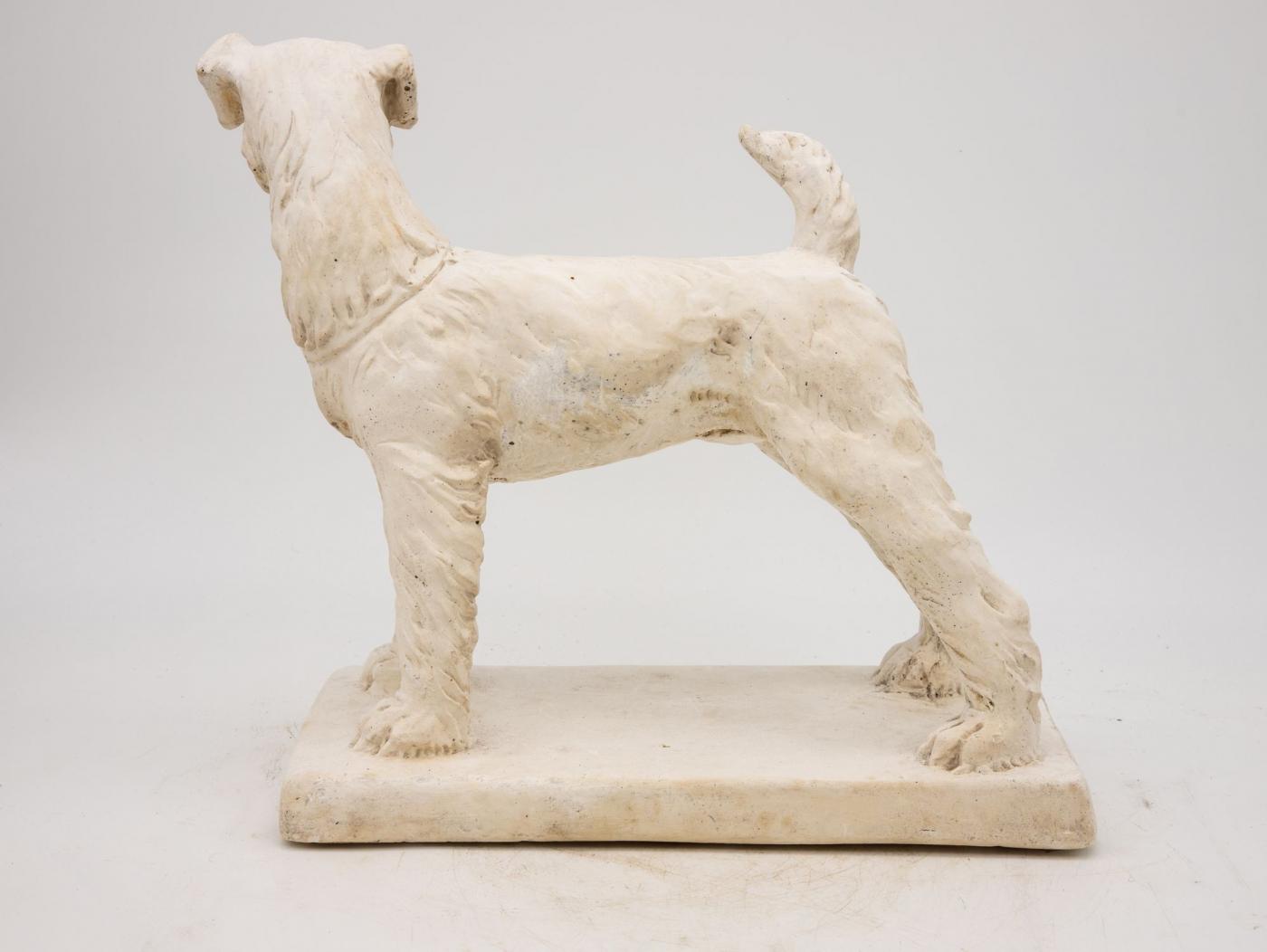 Plaster Model of A Terrier Dog, 20th century