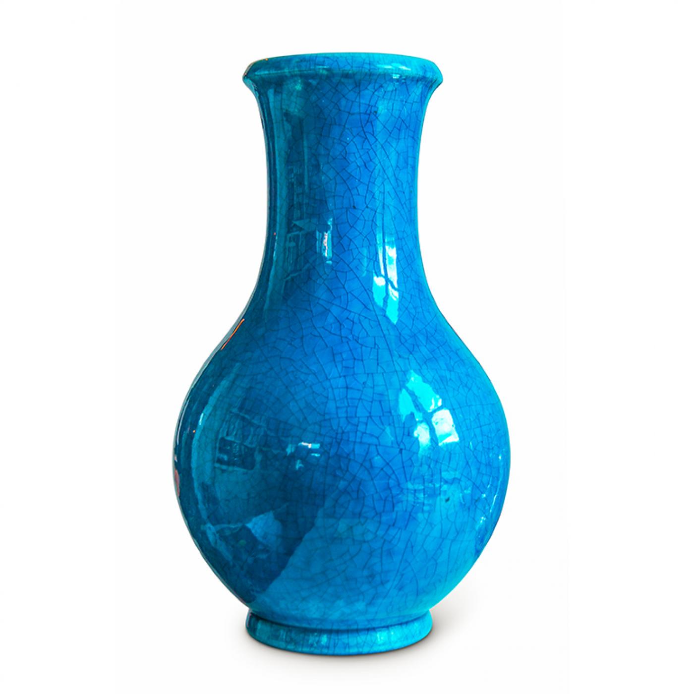 Pol Chambost - Cerulean Vase by Pol Chambost