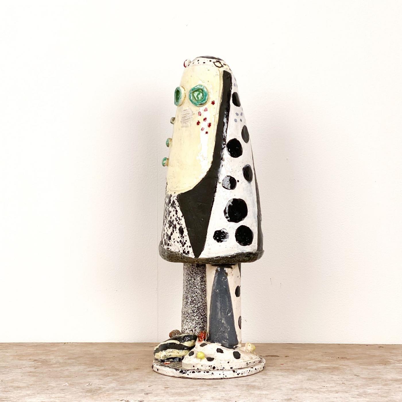 Pop Art Ceramic Figure, America circa 1990