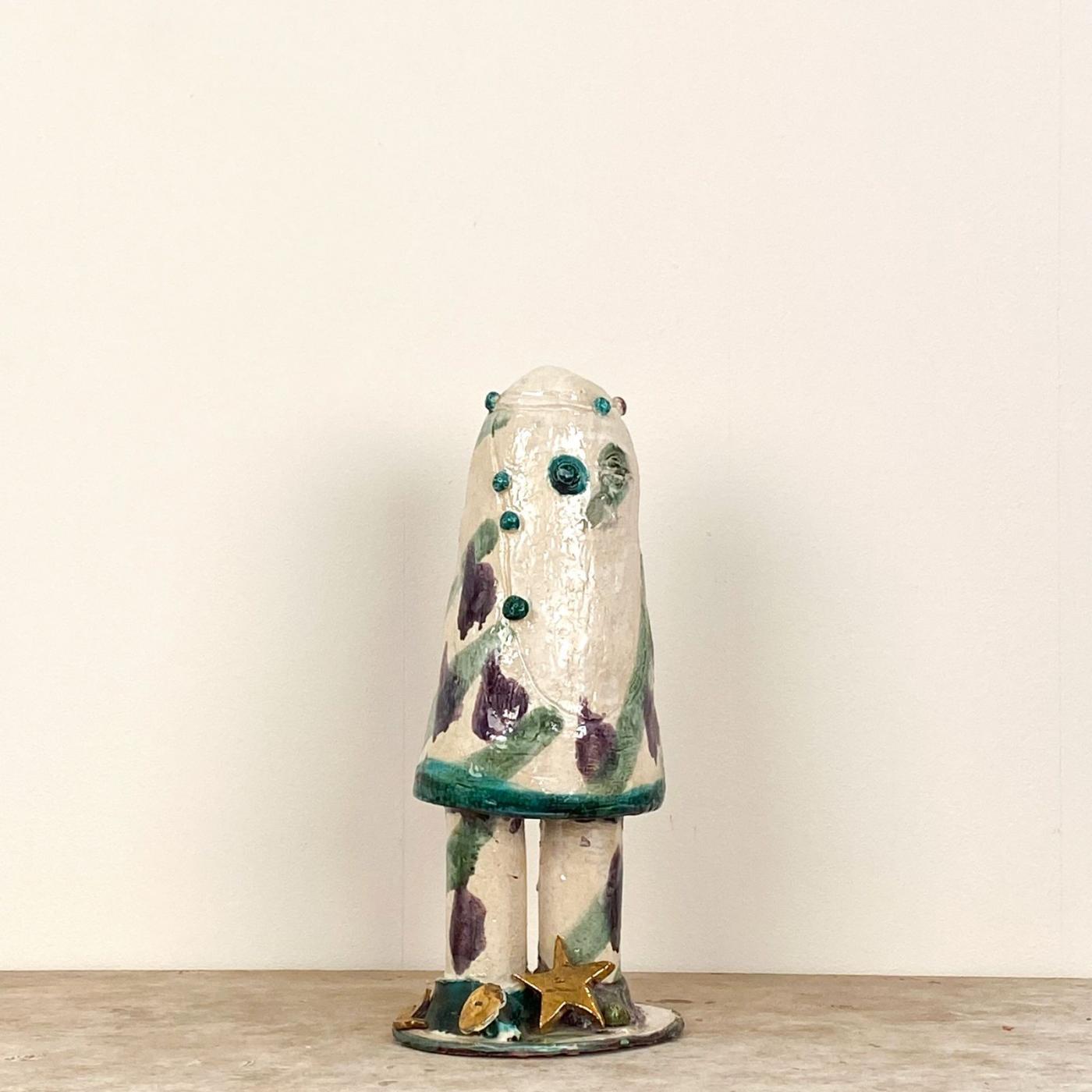 Pop Art Ceramic Figure, America circa 1990