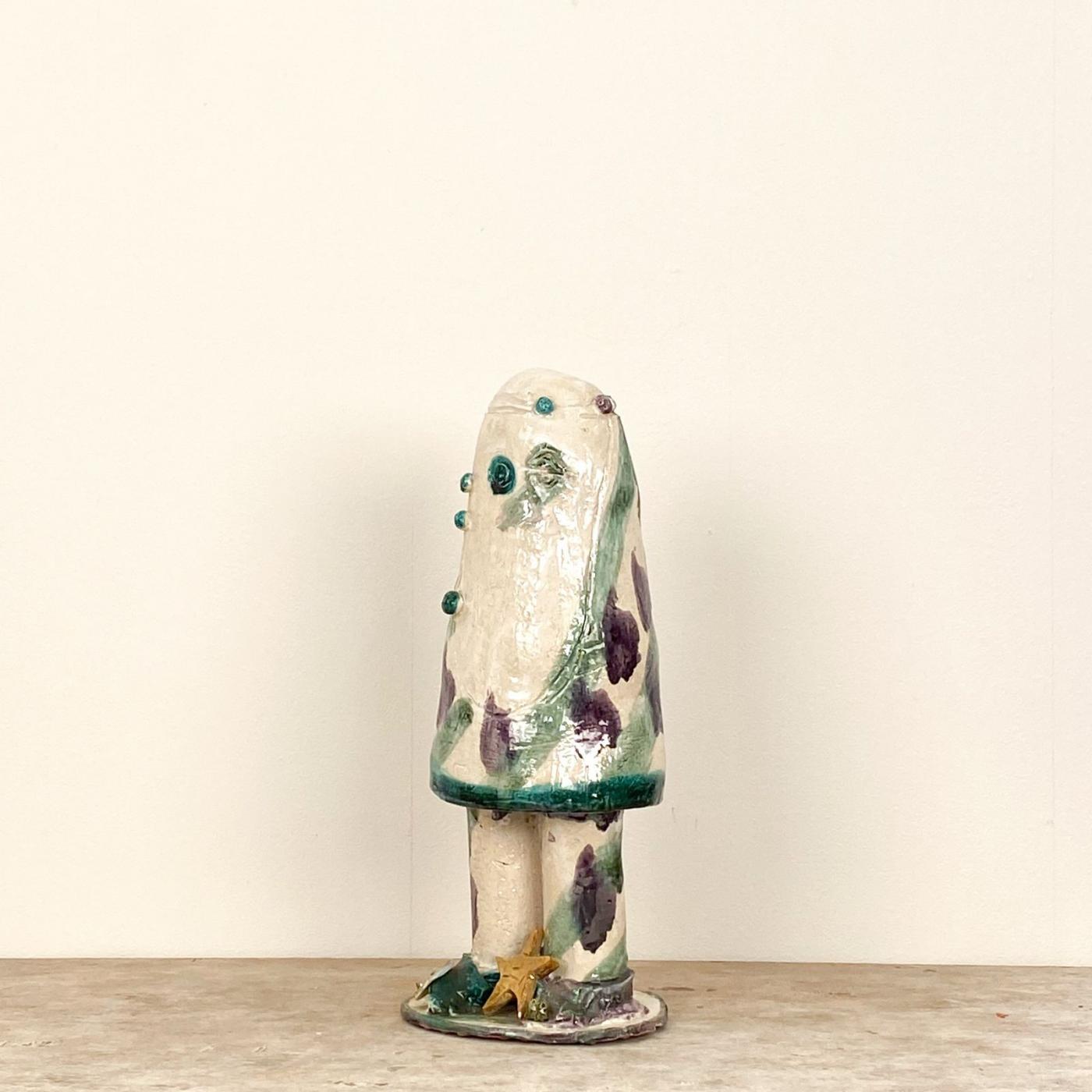 Pop Art Ceramic Figure, America circa 1990