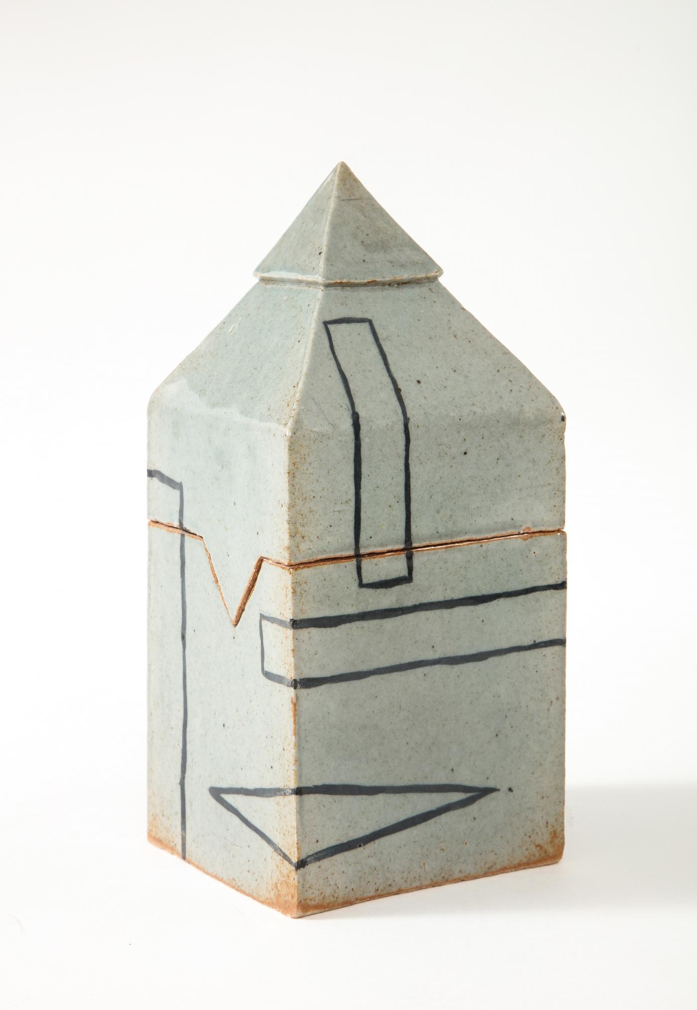 Post - Modern Hand-made & Painted Glaze Box