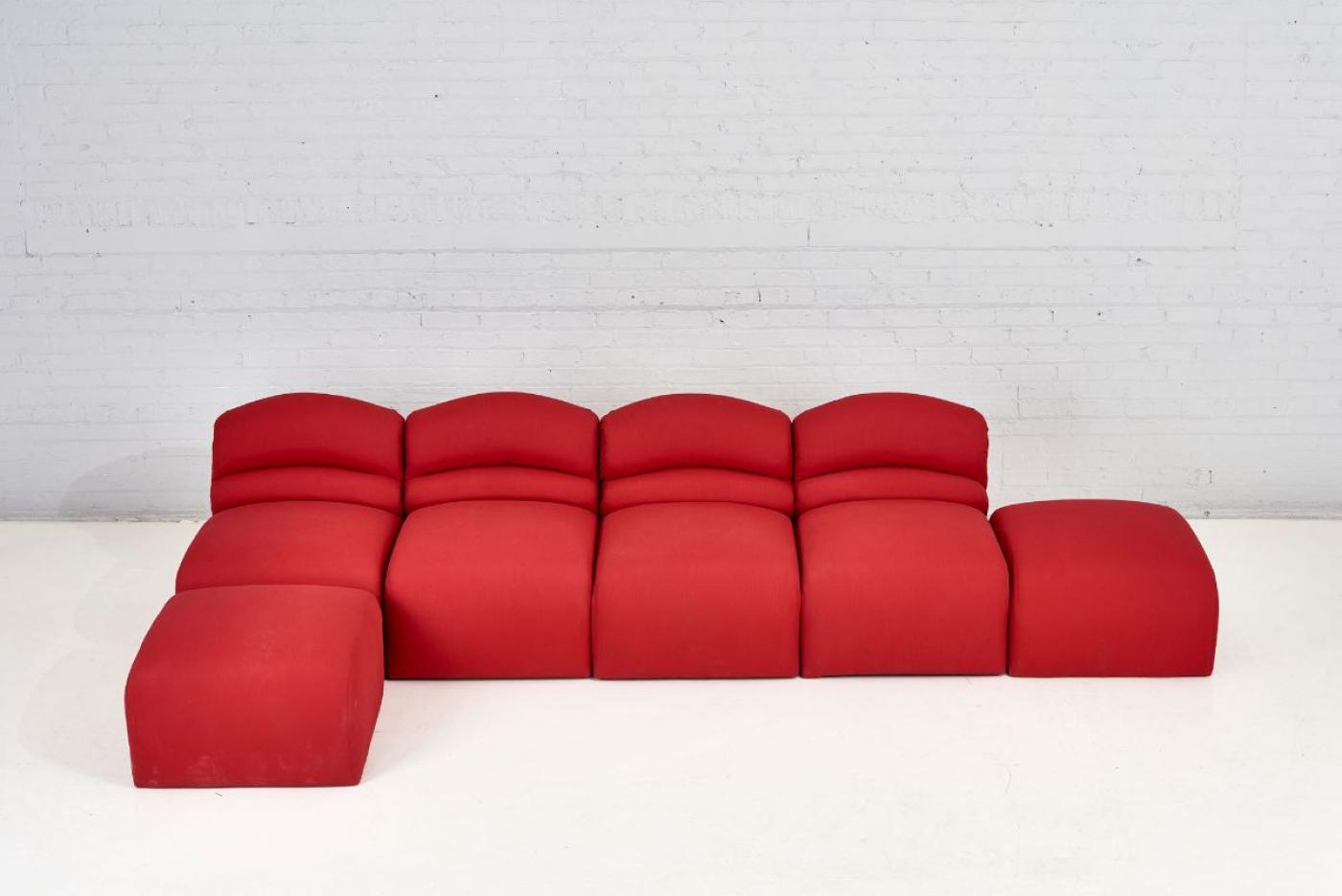 Brueton - Postmodern Modular Sectional Sofa, 1980