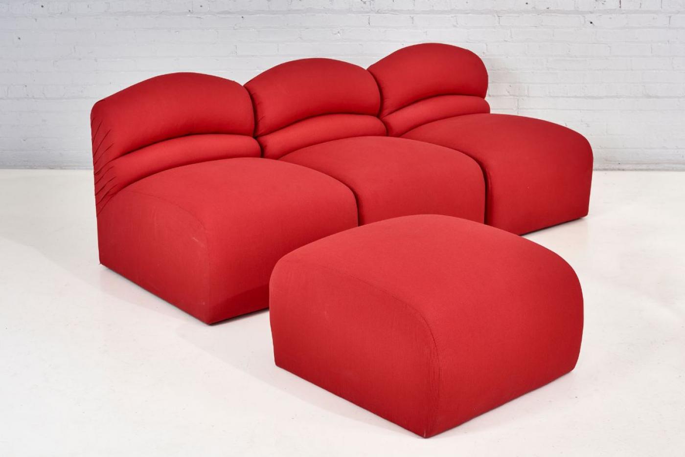 Brueton - Postmodern Modular Sectional Sofa, 1980