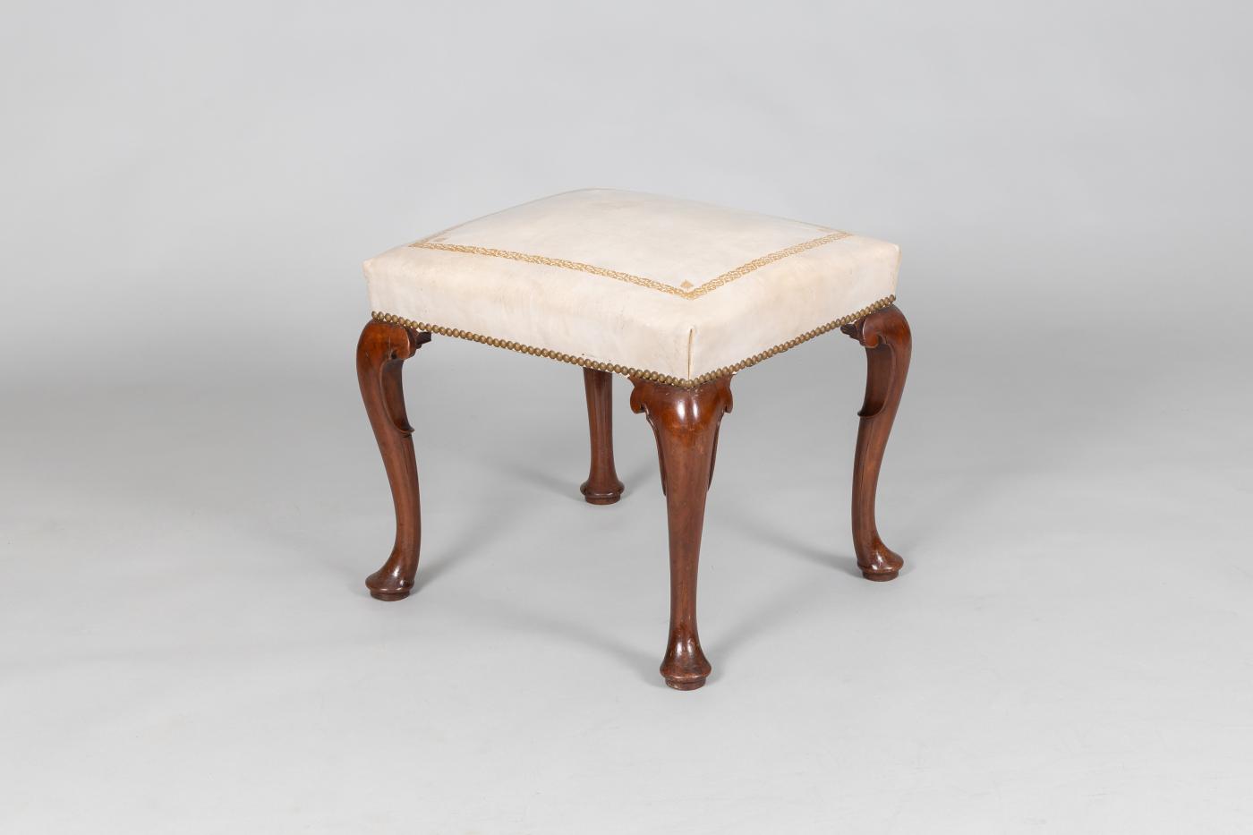 Queen Anne Walnut Stool