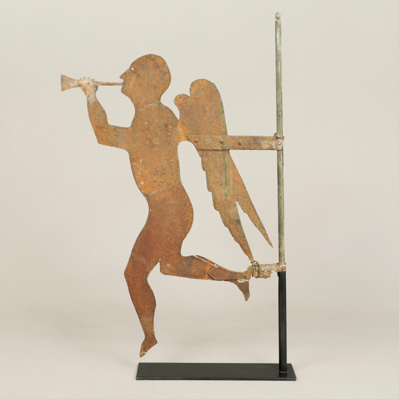 RARE EARLY ANGEL GABRIEL WEATHERVANE
