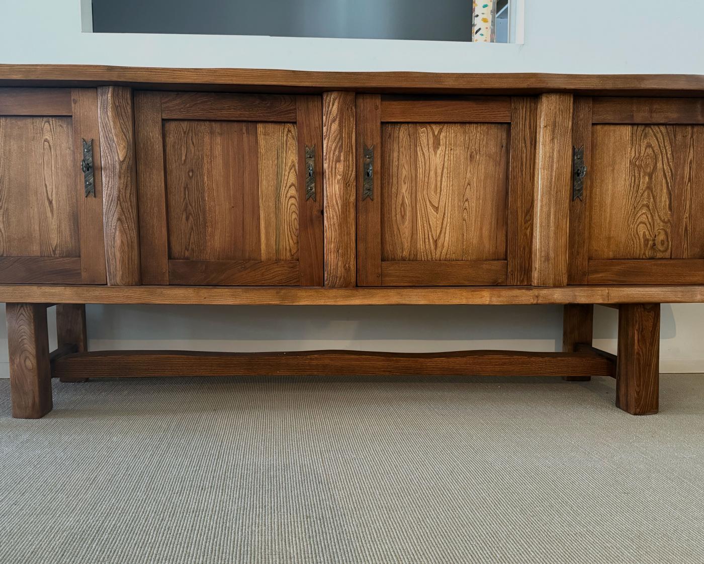 RUSTIC OAK CASE PIECE