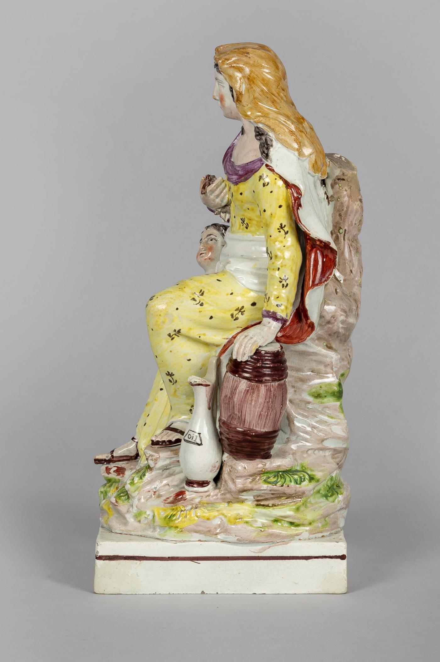 Ralph Wood - Staffordshire Pearlware Figure of the Widow