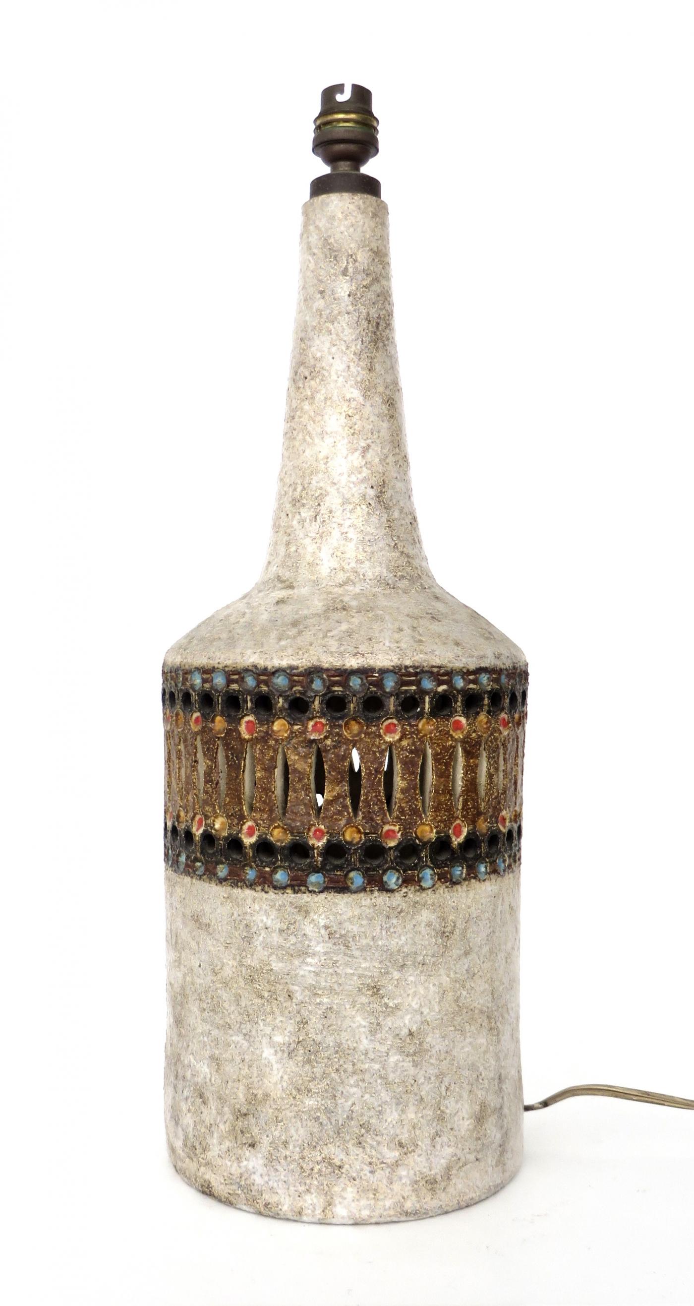Raphael Giarrusso - Raphael Giarrusso French Ceramic Table Lamp Accolay ...