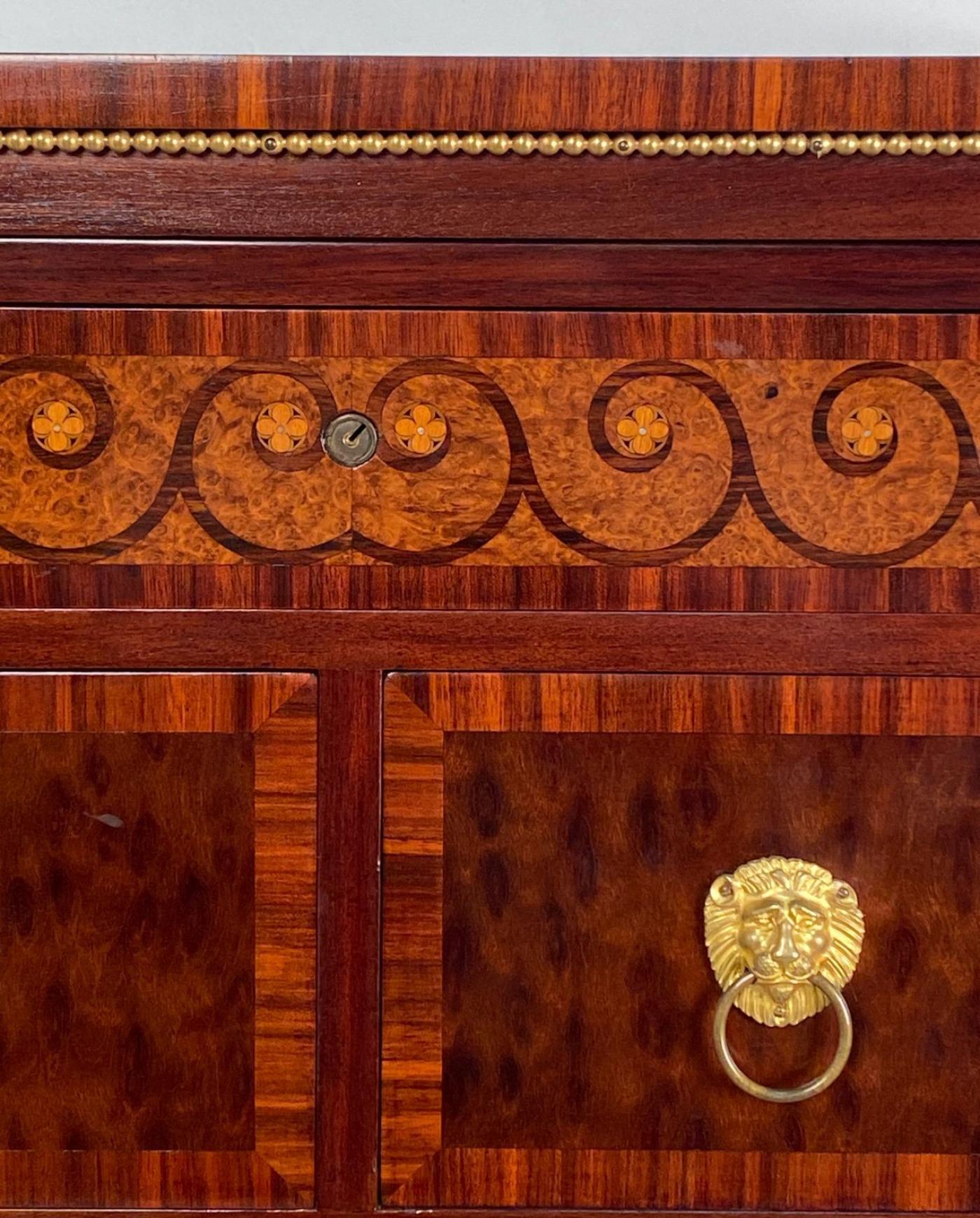 Rare Belle Epoque Filing Cabinet, France circa 1900