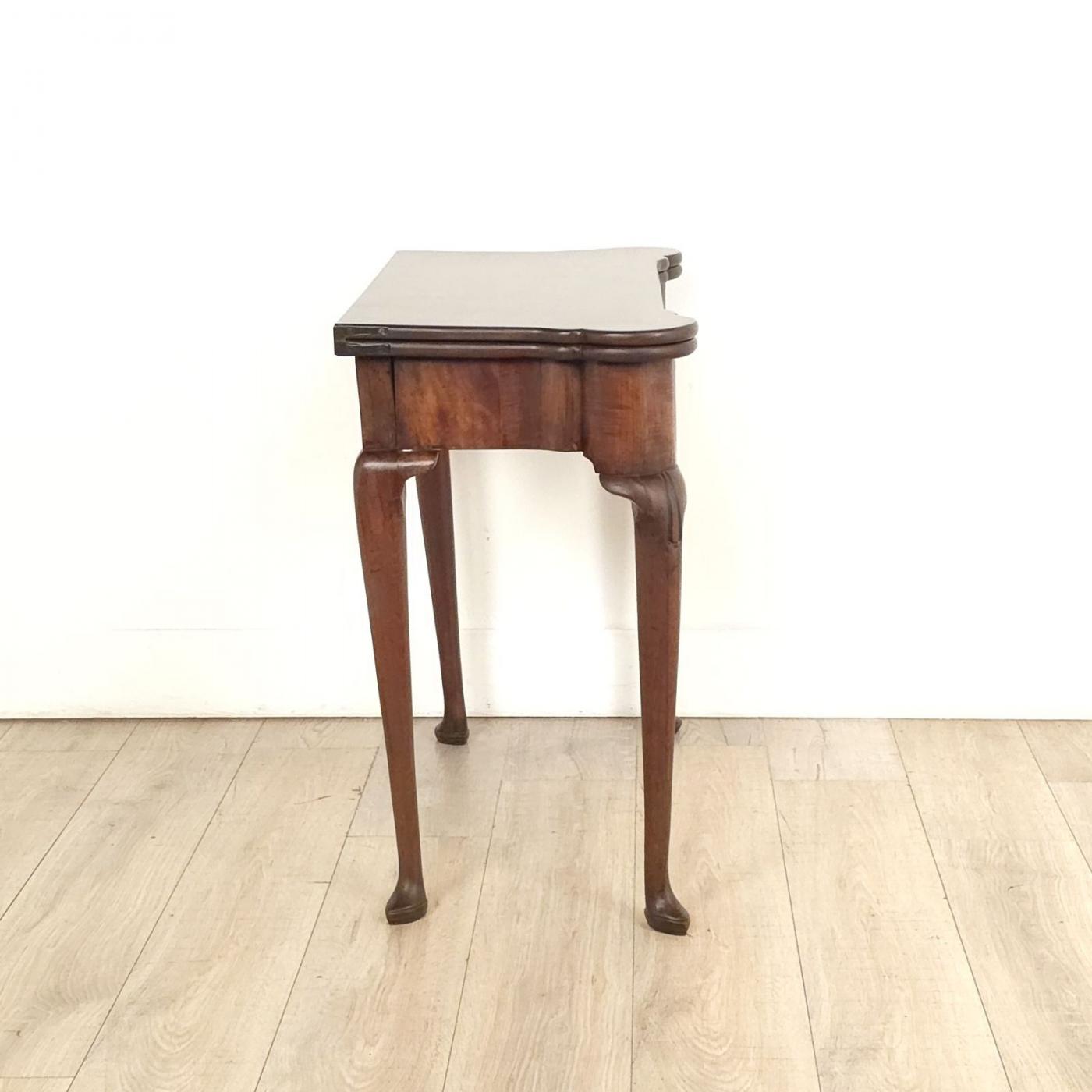 Rare George III Concertina Game Table, England circa 1780