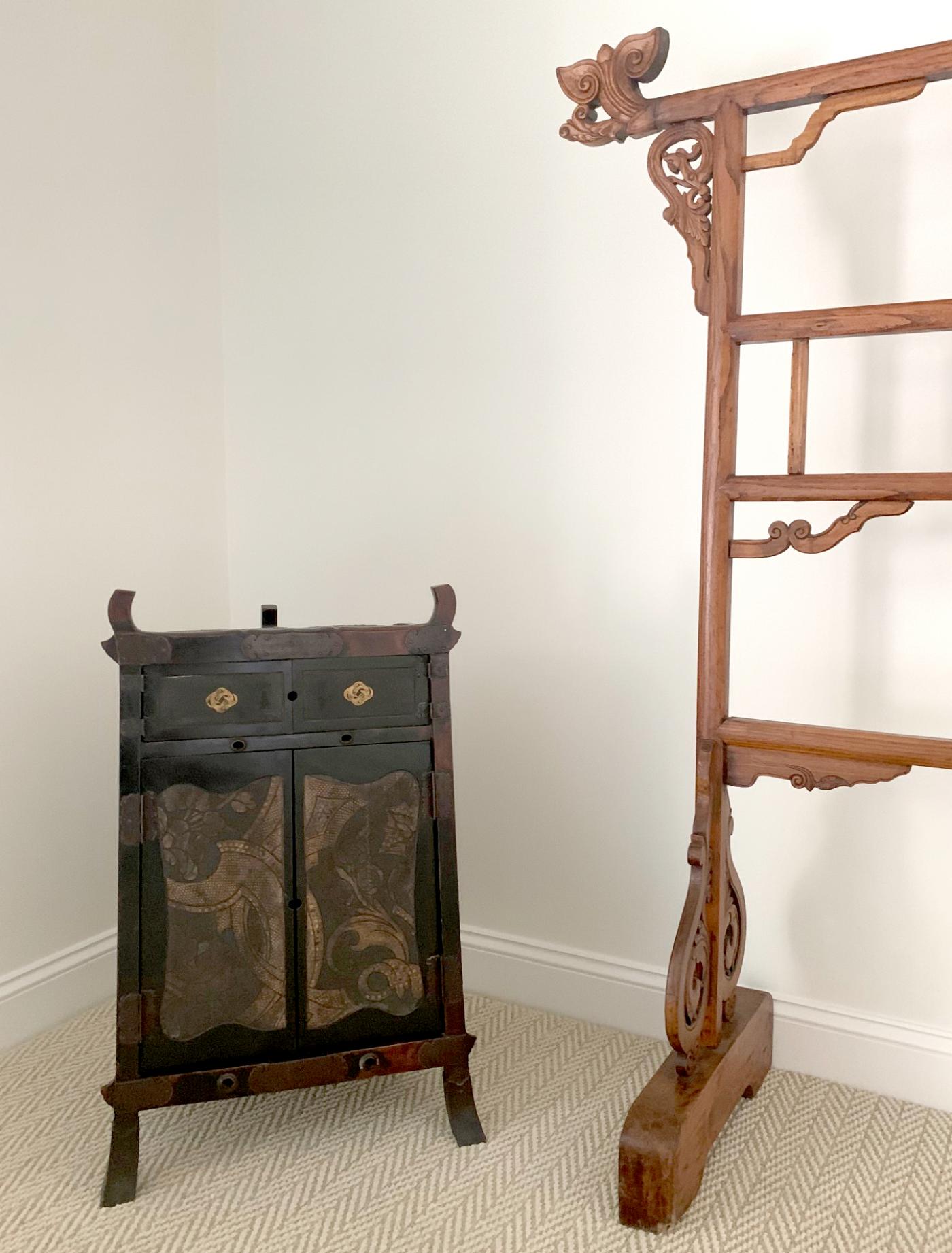 Rare Japanese Traveling Chest Edo Period