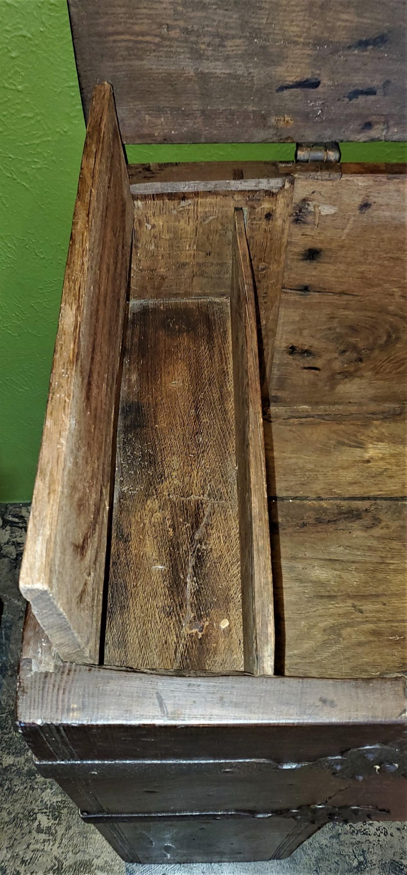 Rare Late Medieval 16th Century German Wrought Iron Oak Chest or ...