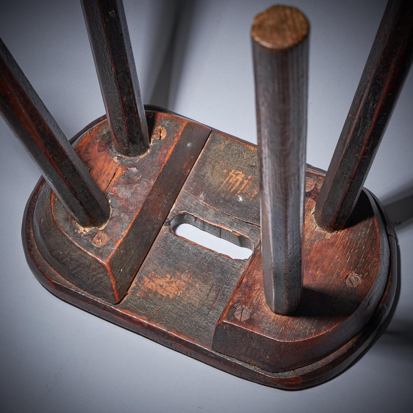 Rare Pair of 18th Century Vernacular Provincial Primitive Country Elm ...