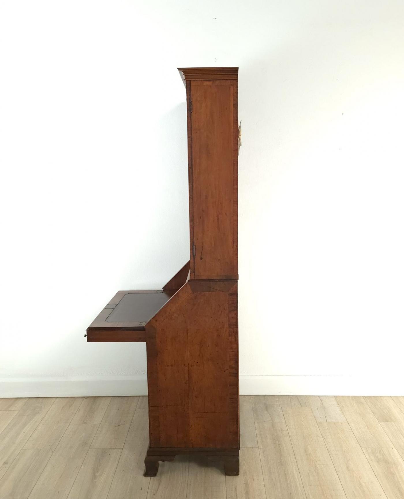 Rare Small George I Walnut Secretary Desk with Hidden Compartments ...