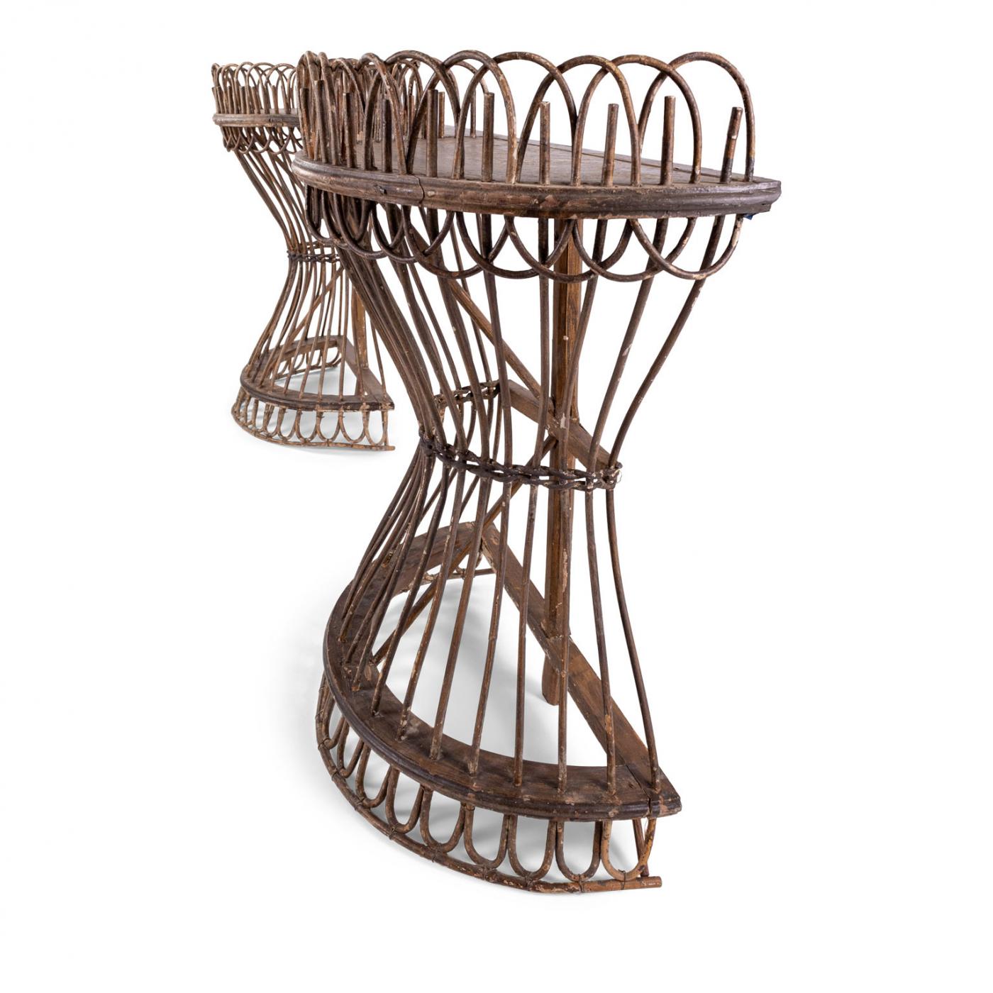 Rattan Garden Table Console