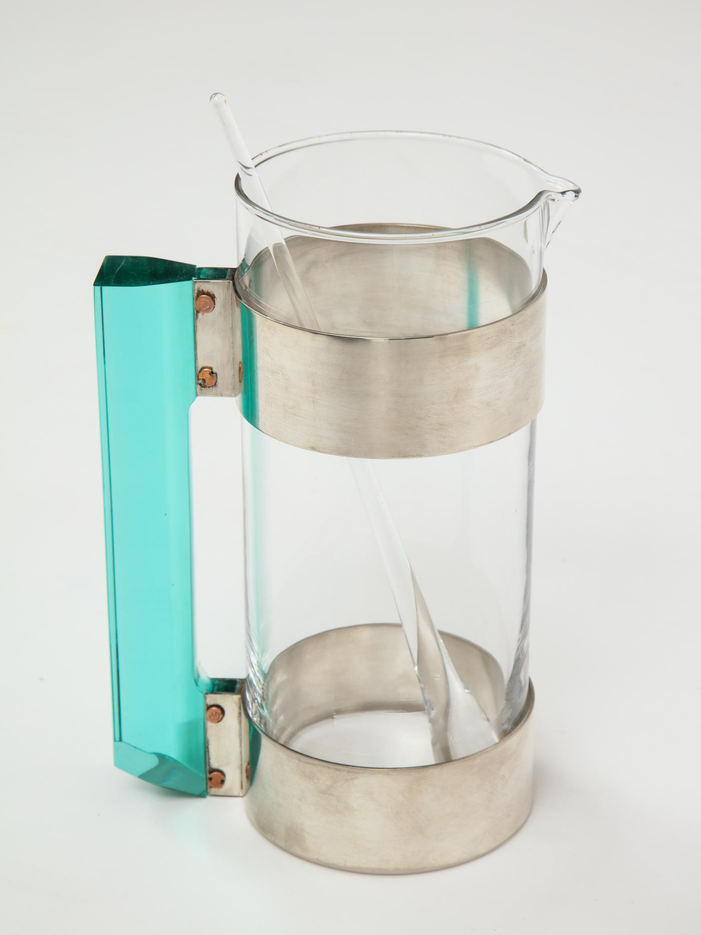 Rede Guzzini - Vintage Rede Guzzini Glass/ Ice Lucite Martini Jug, Ice ...