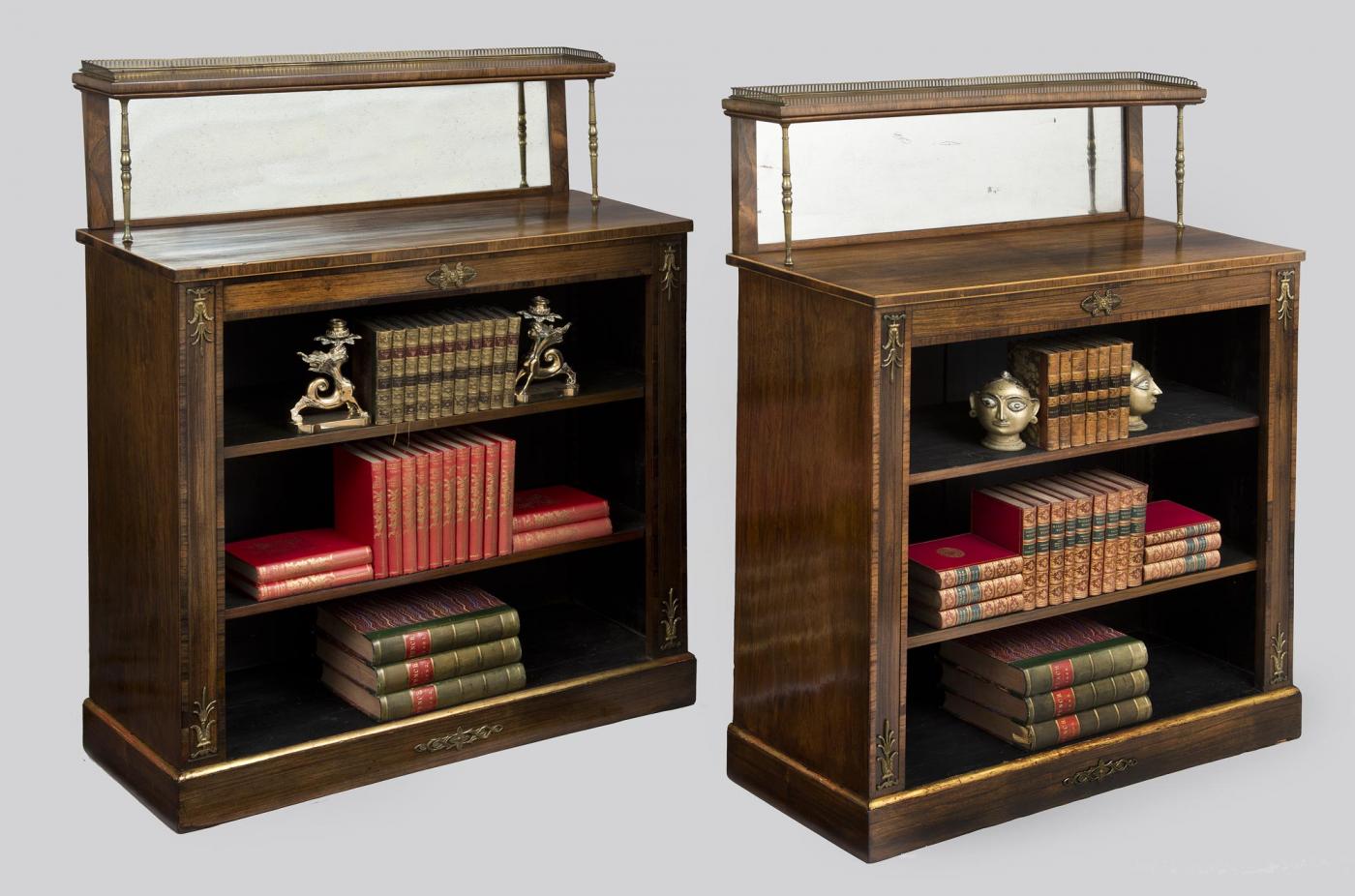 Regency Period Rosewood Bookcases