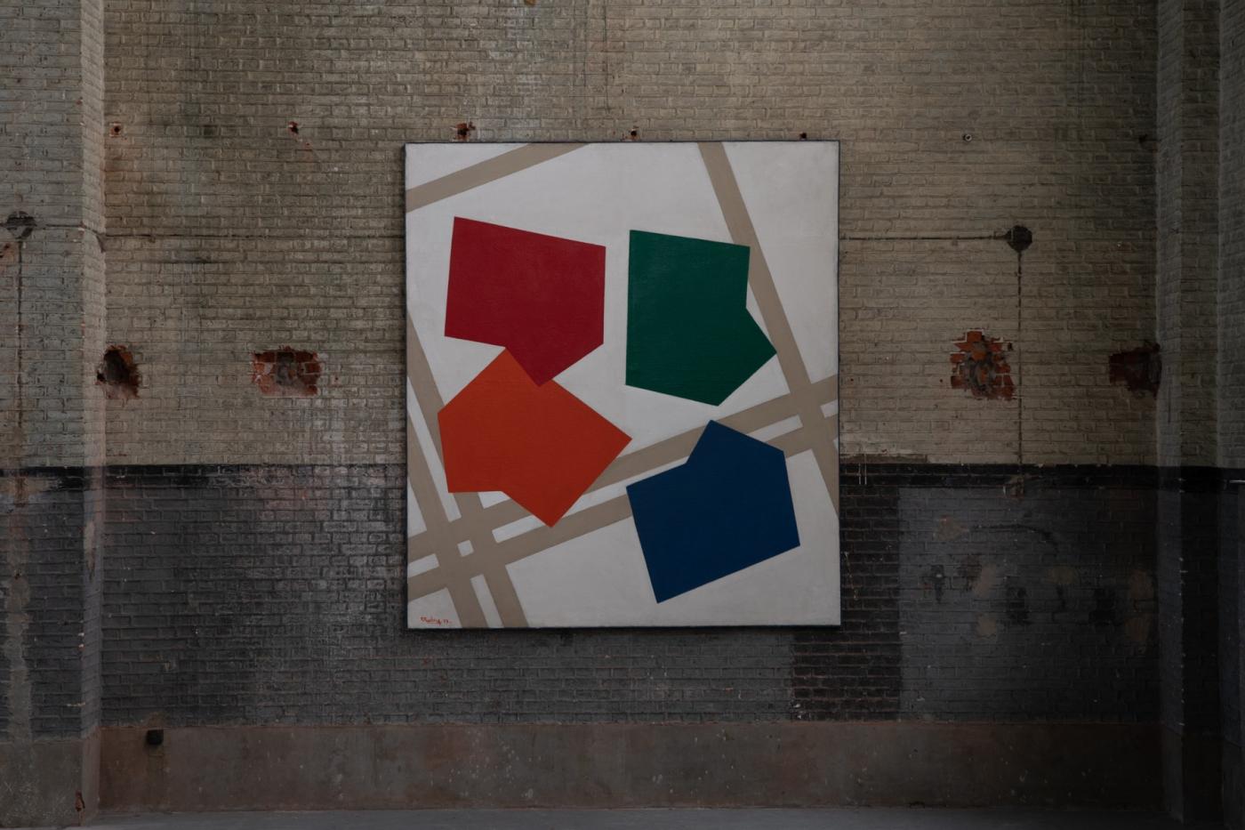 René Roche - Contemporary Abstract Painting by René Roche - 1979