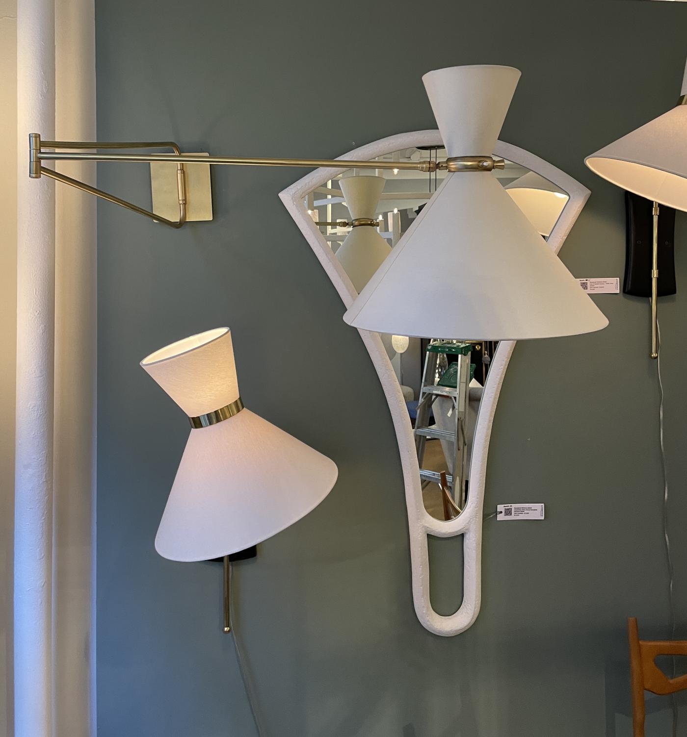 Rene Mathieu - Adjustable Mid-Century French Wall Sconce, Single