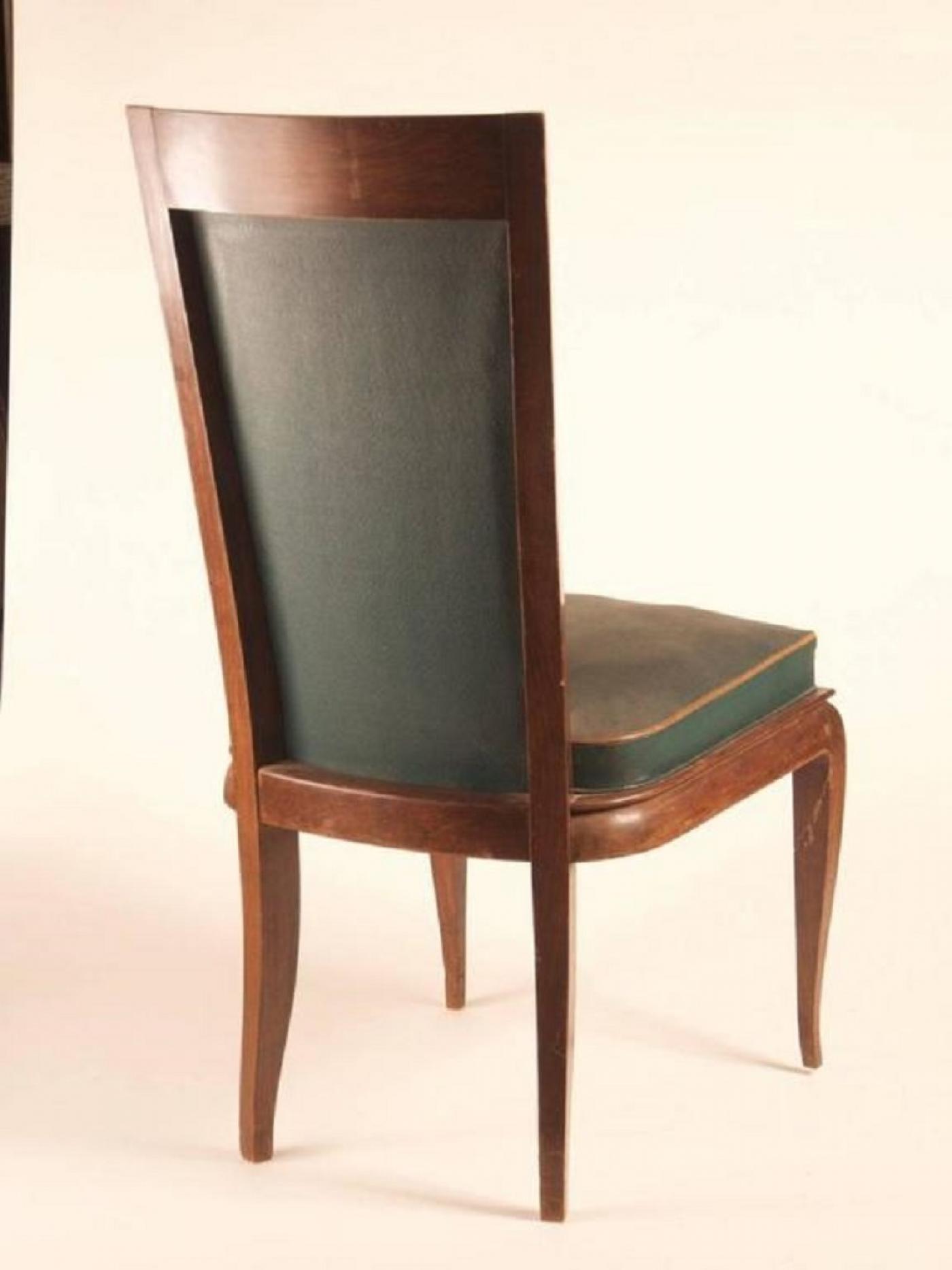 Rene Prou - Rene Prou Attributed Set of Eight Dining Chairs