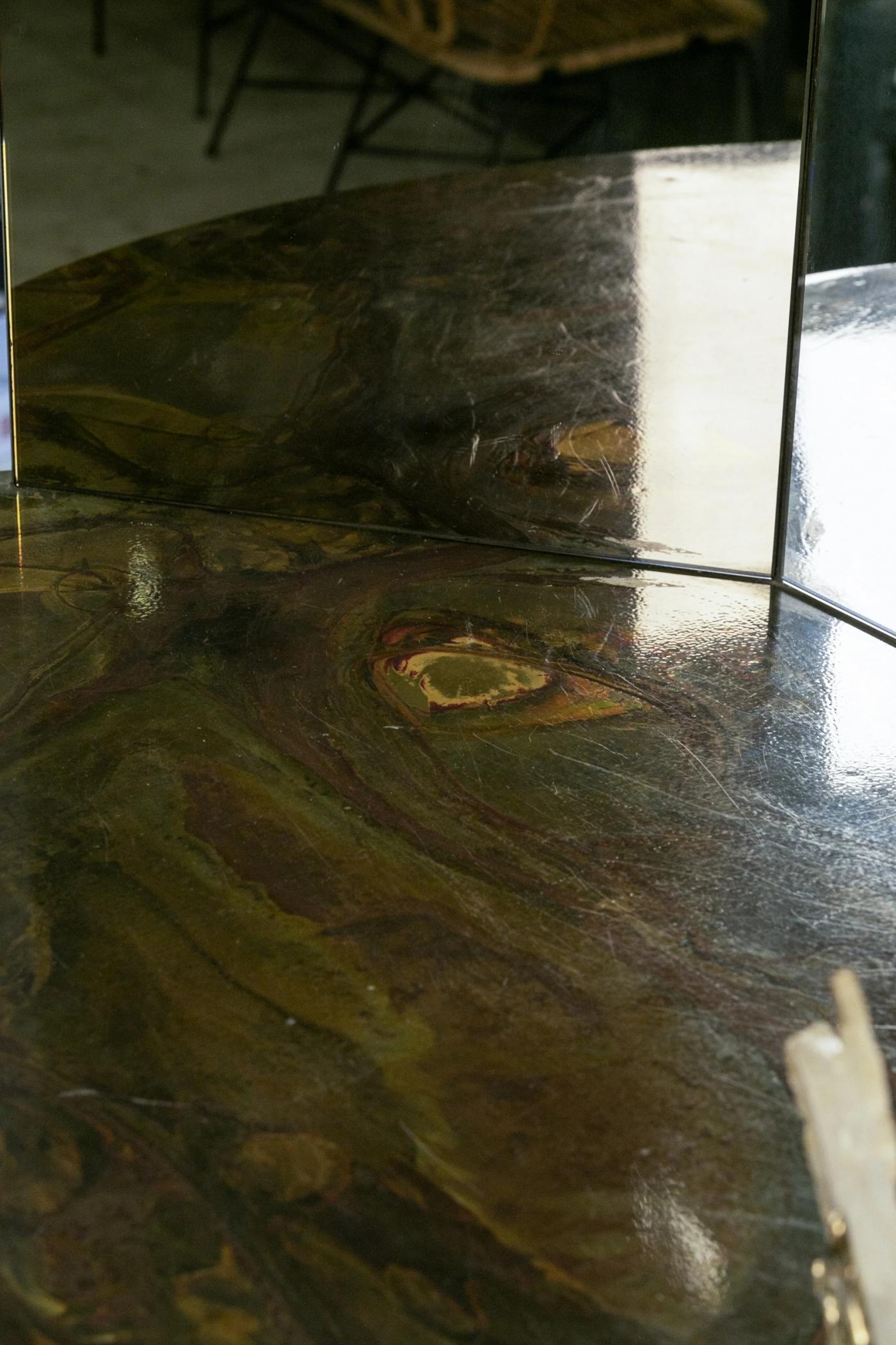 Richard Faure - Large triptych dressing table, by Richard Faure, Paris ...