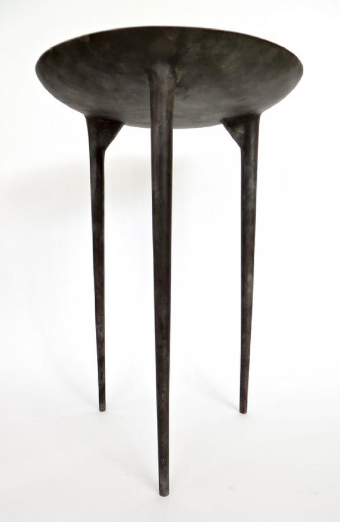 Rick Owens - RICK OWENS TALL BRONZE BRAZIER SIDE TABLE