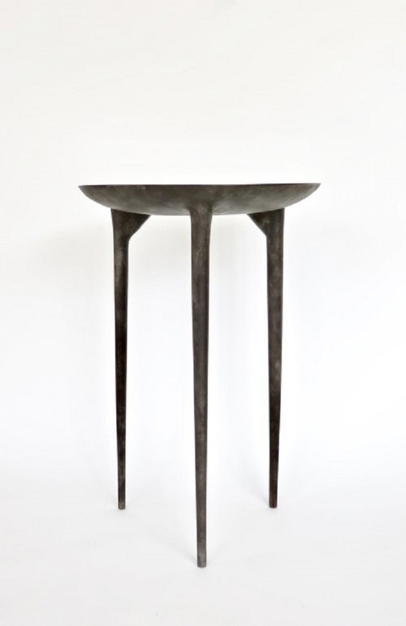Rick Owens - RICK OWENS TALL BRONZE BRAZIER SIDE TABLE