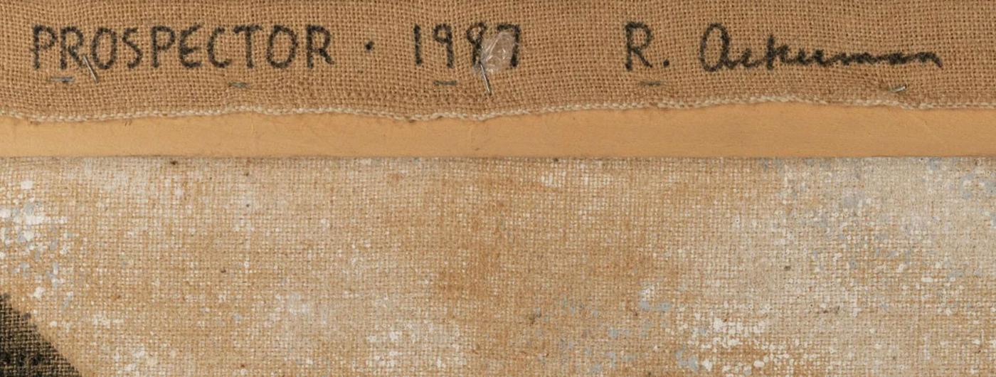 Robert Ackerman - Large Diptych by Robert Ackerman, Prospector, 1987