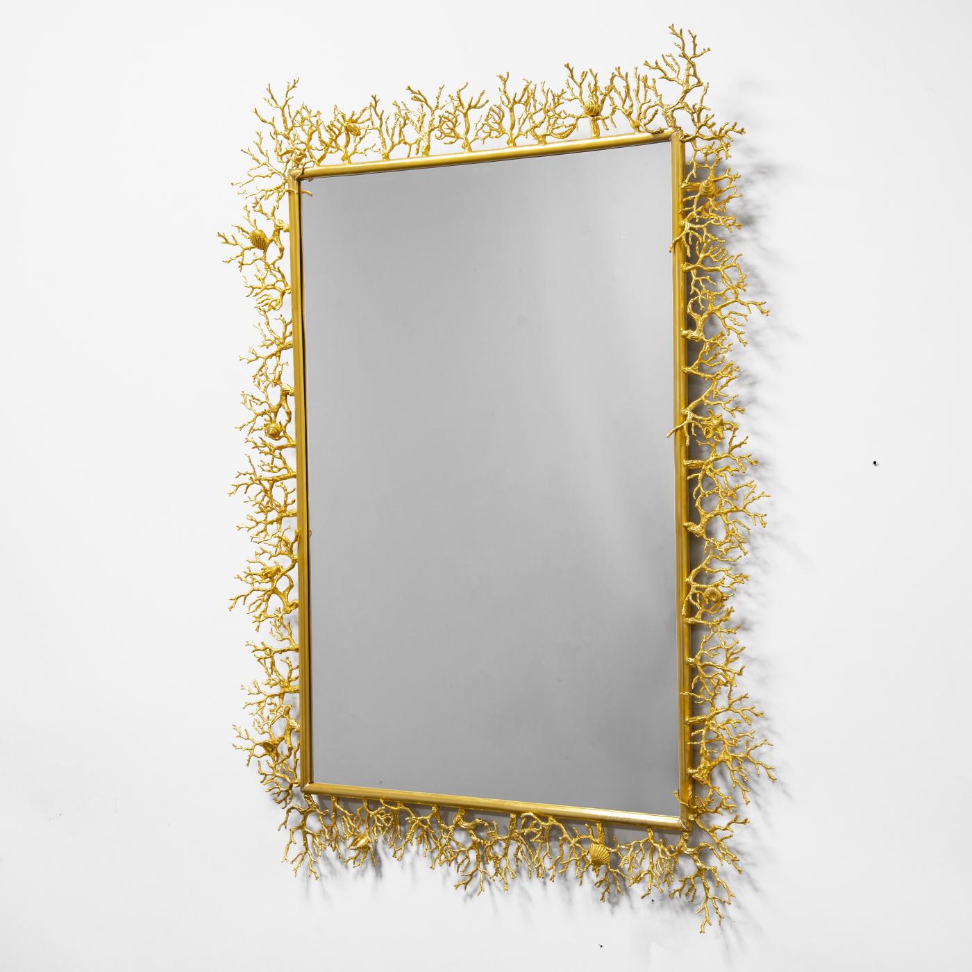 Robert Goossens - Miroir "Corail et Coquillages"