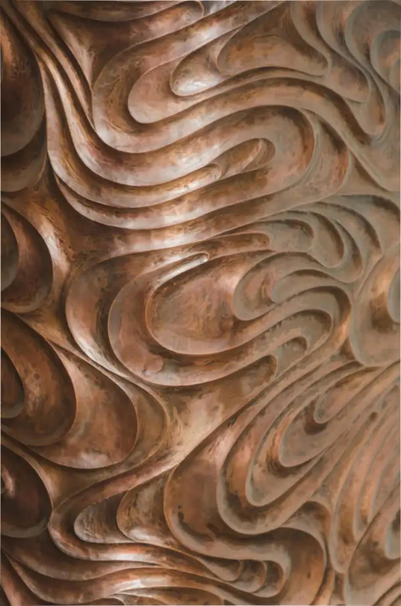 Robert Kuo - Contemporary Fei Tian Wen Chair in Repoussé Antiqued ...