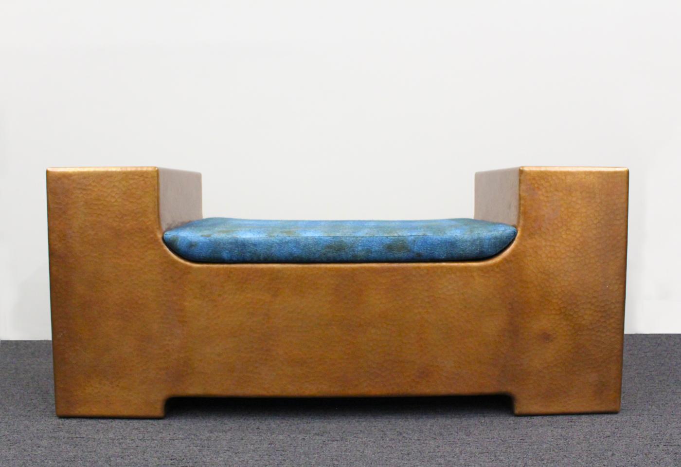 Robert Kuo - Custom U-Shaped Copper Bench