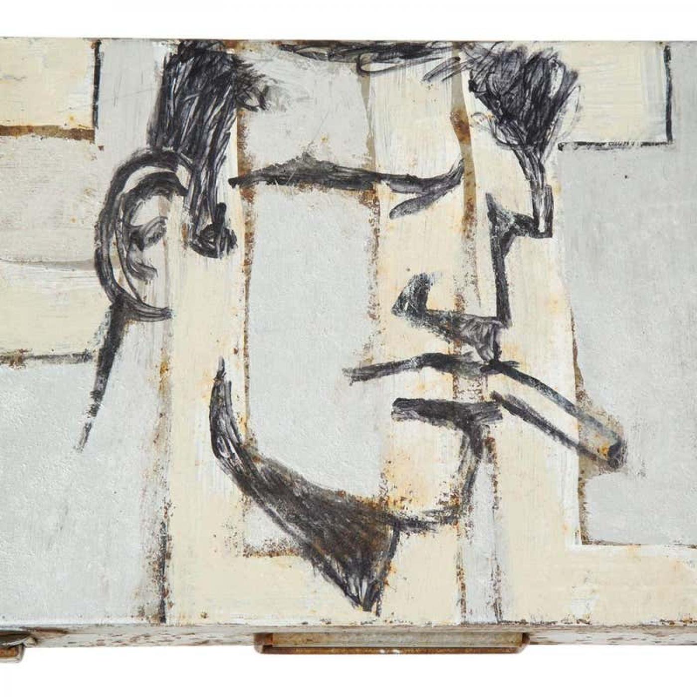 Robert Loughlin - Robert Loughlin, "F***", Acrylic Painting on Metal ...