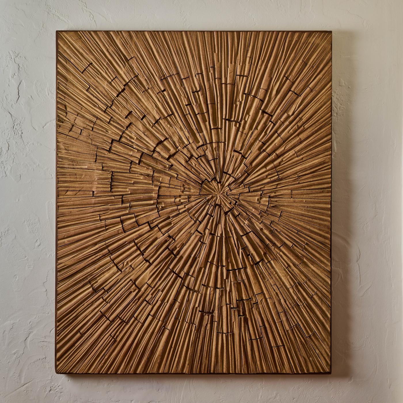 Robert Maxwell - Monumental Robert Maxwell Stoneware Sunburst Wall ...