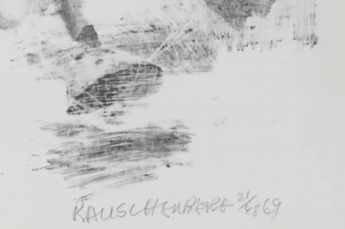 Robert Rauschenberg - Robert Rauschenberg Stoned Moon series Lithograph