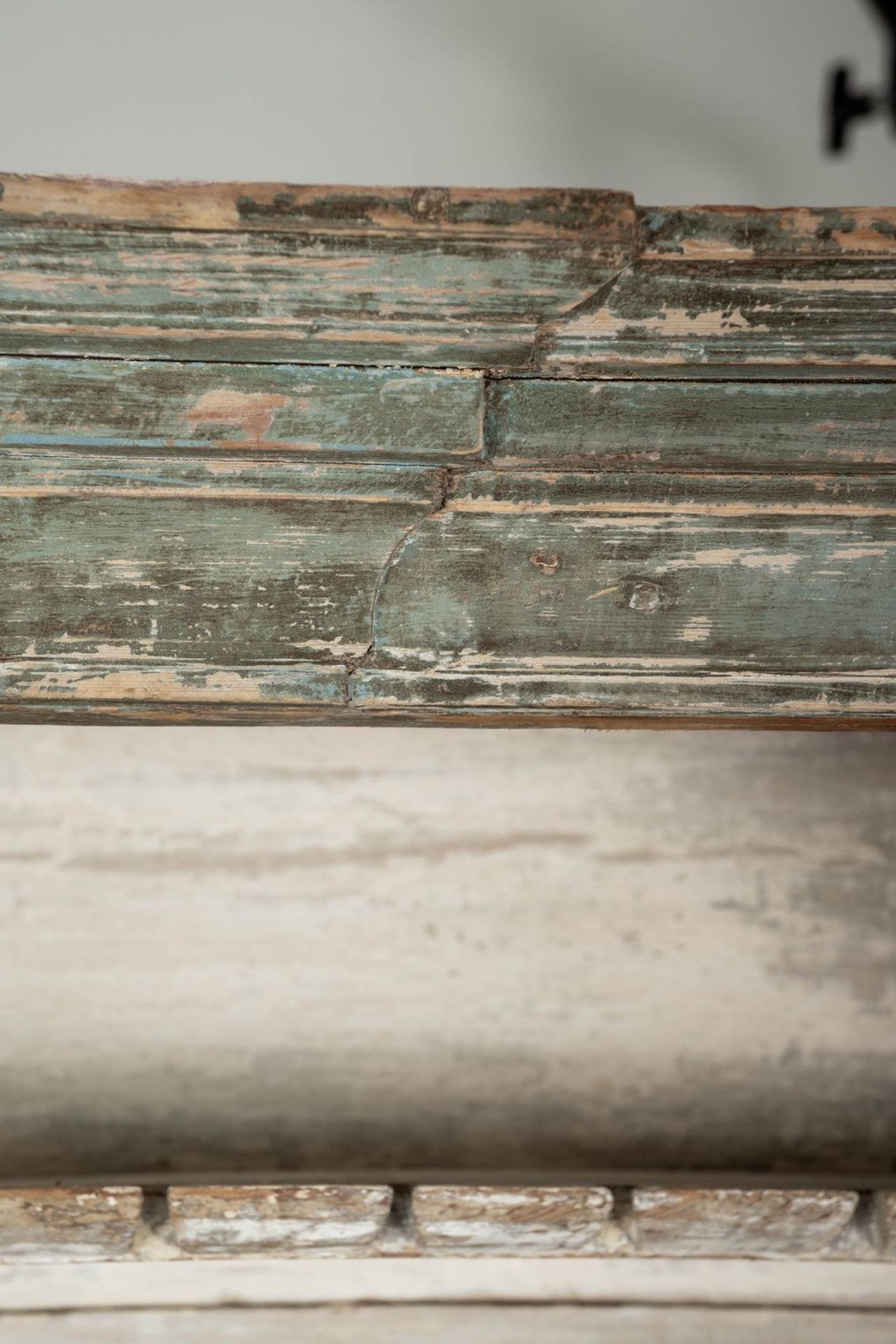 Rococo Original Paint Swedish Cupboard