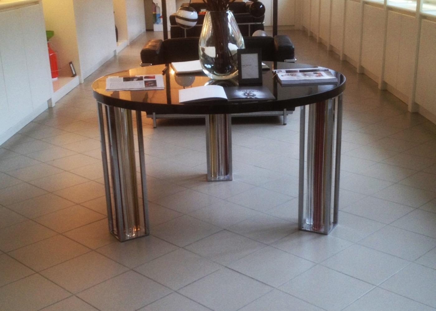 Rodolfo Dordoni - Murano Glasss & Chrome Dining Table by Rodolfo ...