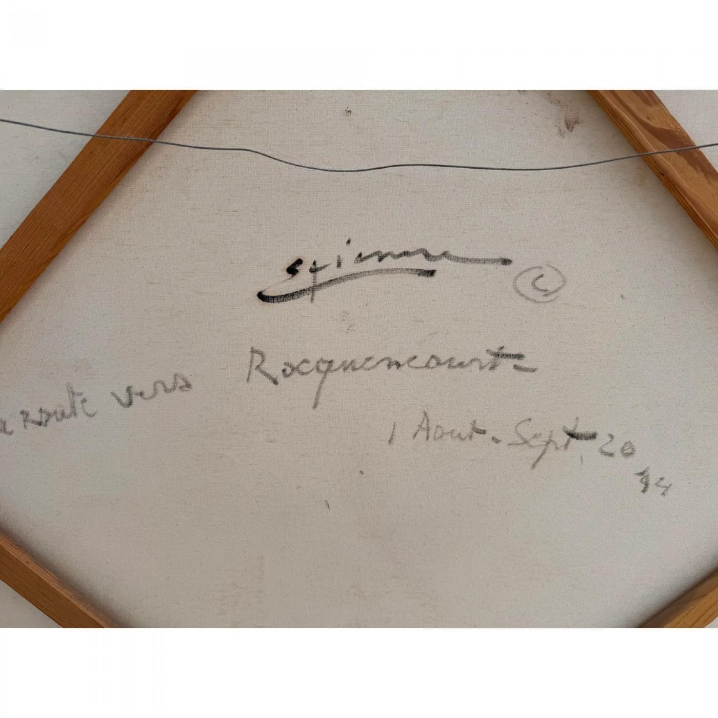 Roger Etienne - Original Roger Etienne French Landscape Oil Painting