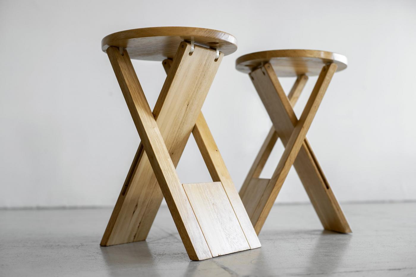Roger Tallon - ROGER TALLON FOLDING STOOLS