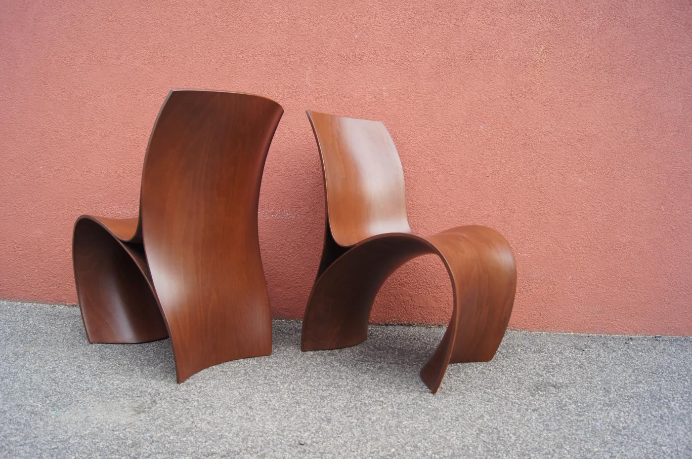 Moroso - Pair of Three Skin Chairs by Ron Arad for Moroso