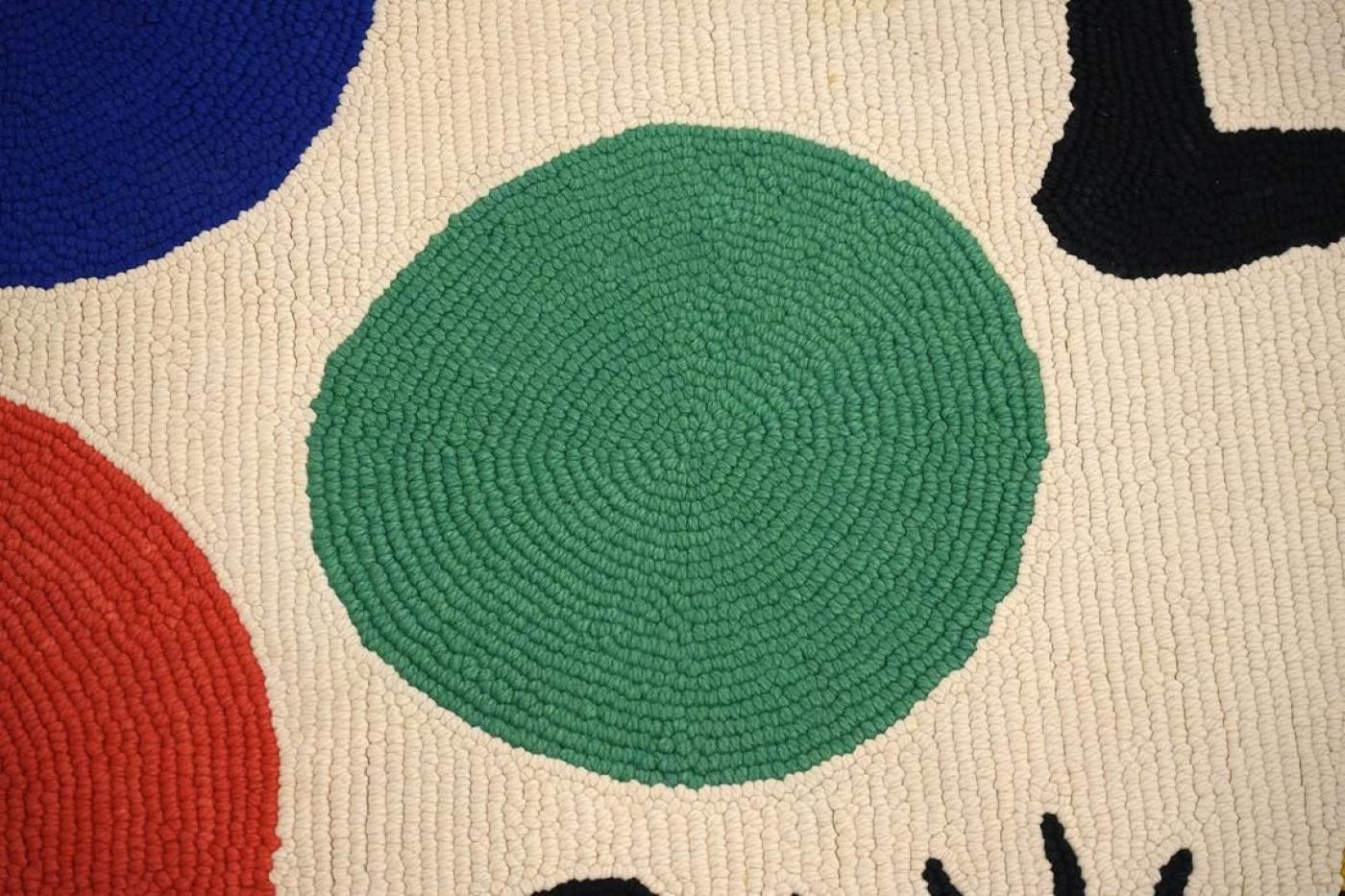 Rug after Alexander Calder 'Green Ball'