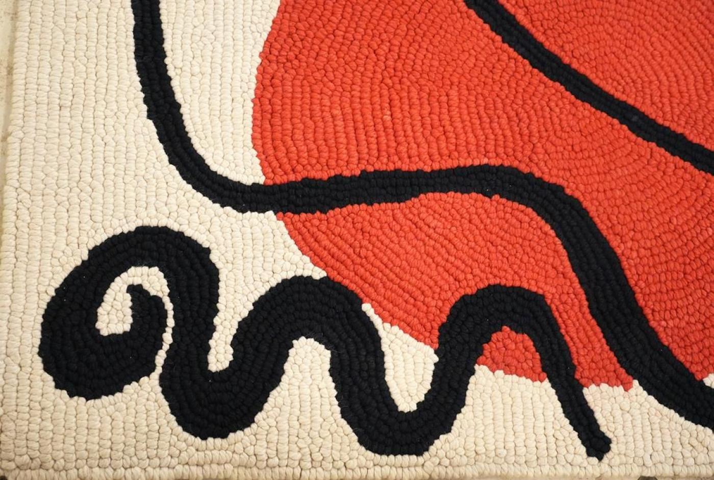 Rug after Alexander Calder 'Green Ball'