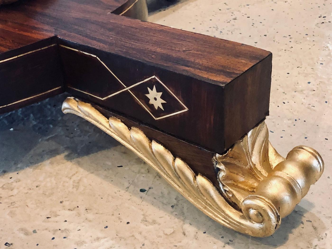 Russian Neoclassical 19th Century Rosewood Breakfast / Center / Dining ...