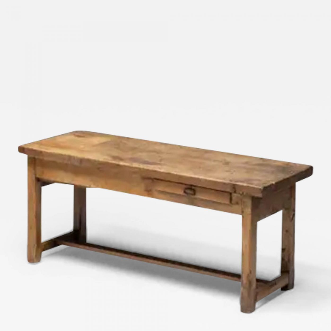 Rustic Art Populaire Writing Table, France, 1900s