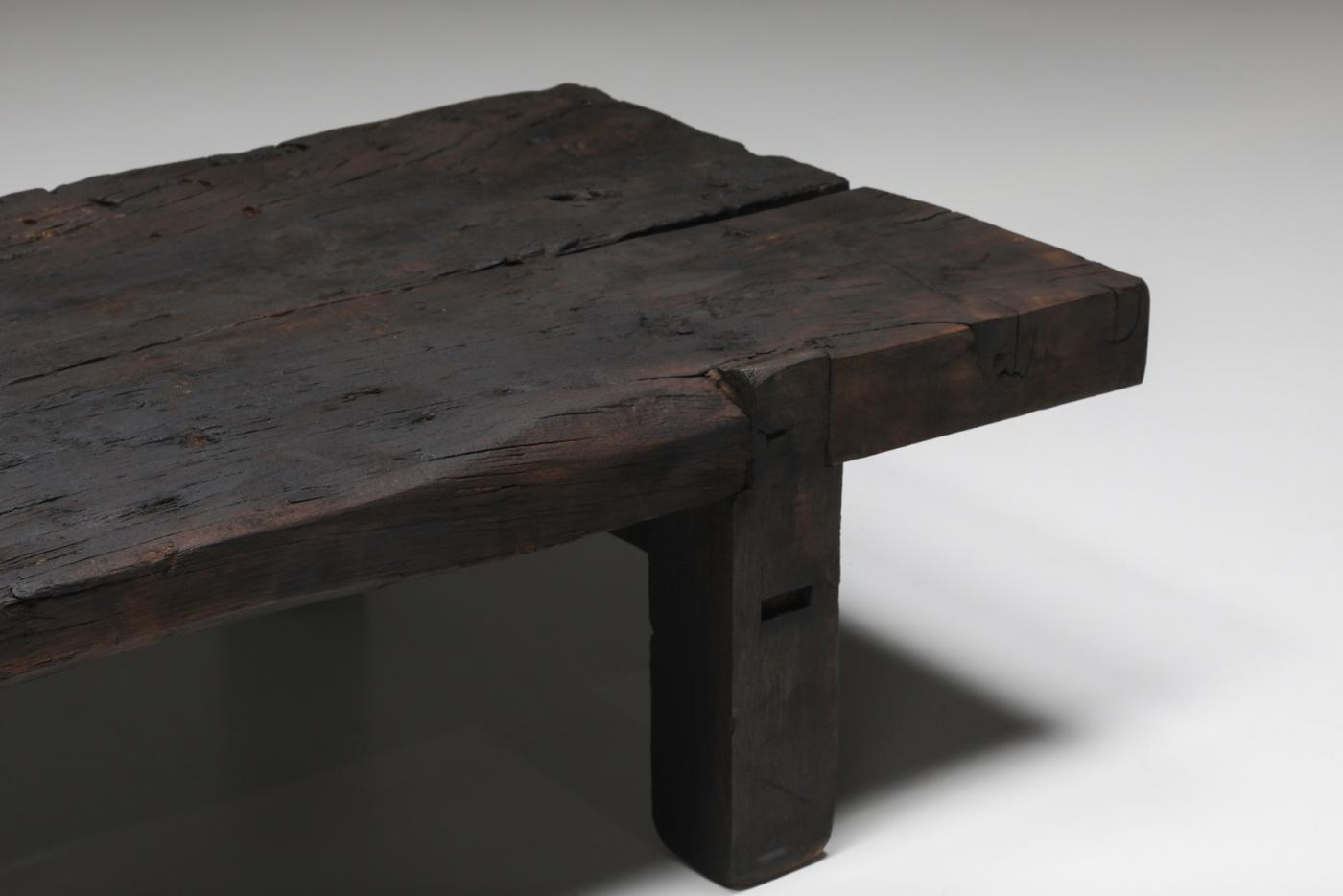 Rustic Rectangle Coffee Table - 1940's